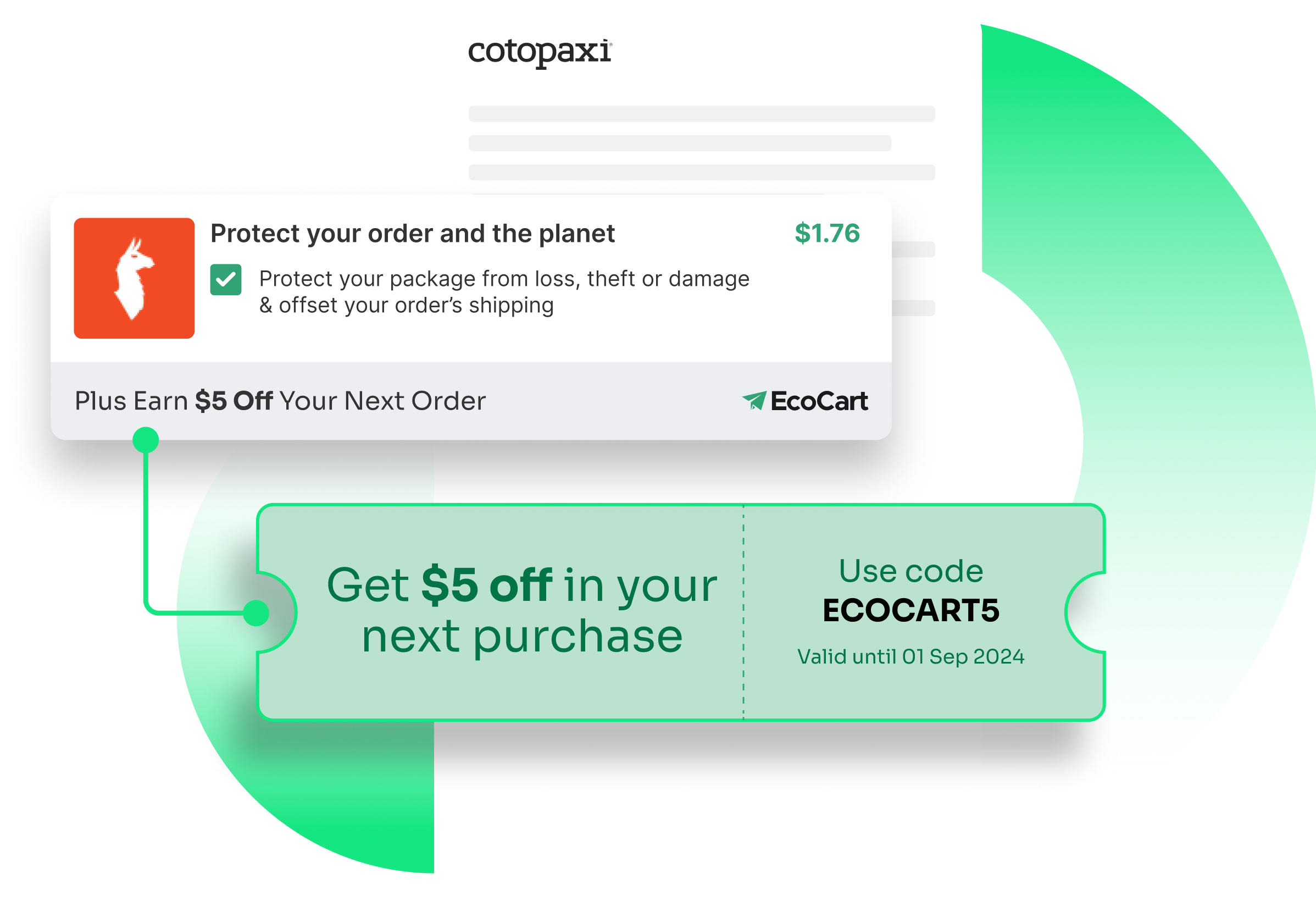 EcoCart: End-To-End Sustainable Shopping Experiences